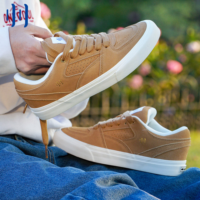 Stubborn official Bright bread shoe khaki wool low -help men's national ...
