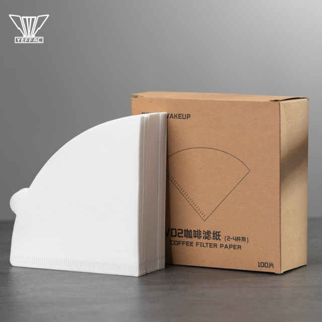 YEFFAC hand-brewed coffee filter paper drip type Japanese imported ear ...