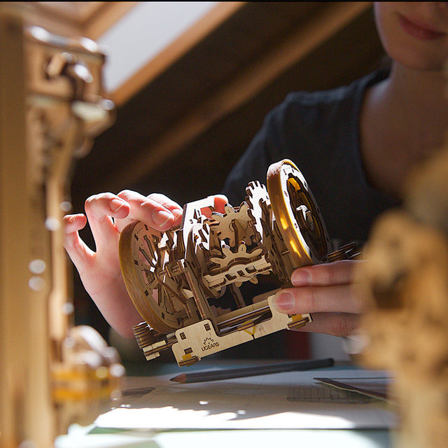 UGEARS imported car differential wooden three-dimensional puzzle model ...