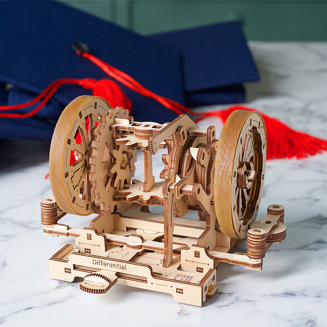 UGEARS imported car differential wooden three-dimensional puzzle model ...