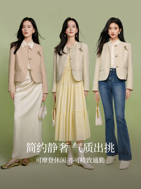 Yinman new Chinese style short coat for women 2024 autumn new national ...