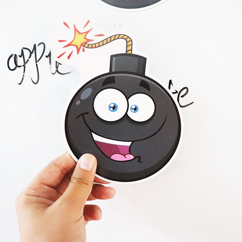 Magnetic Stickers English Word Trap Game - Creative Teaching Aid for ...