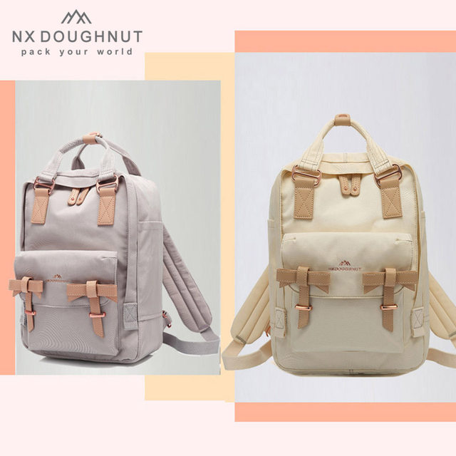 New version of donut backpack female student backpack bow NXDOUGHNUT ...