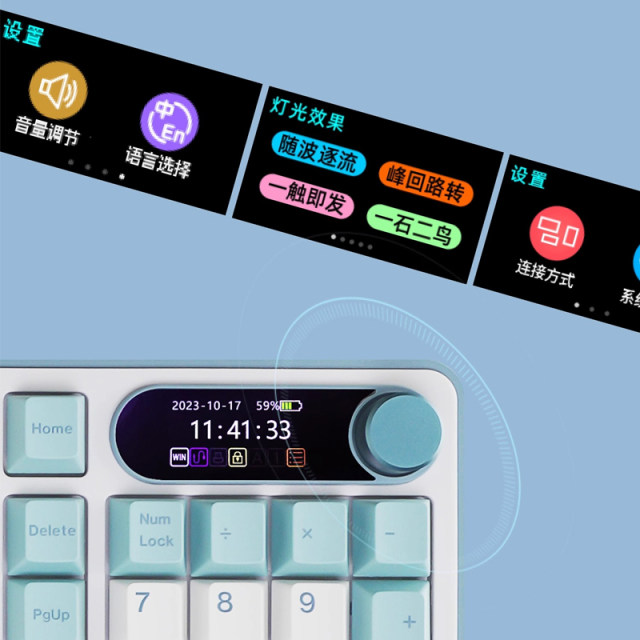 RKS98 wireless mechanical keyboard wireless bluetooth wired e-sports ...