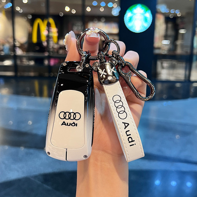Audi new A4L Q7 Q5L A5 A8L A7 car key sleeve bag dedicated senior men ...