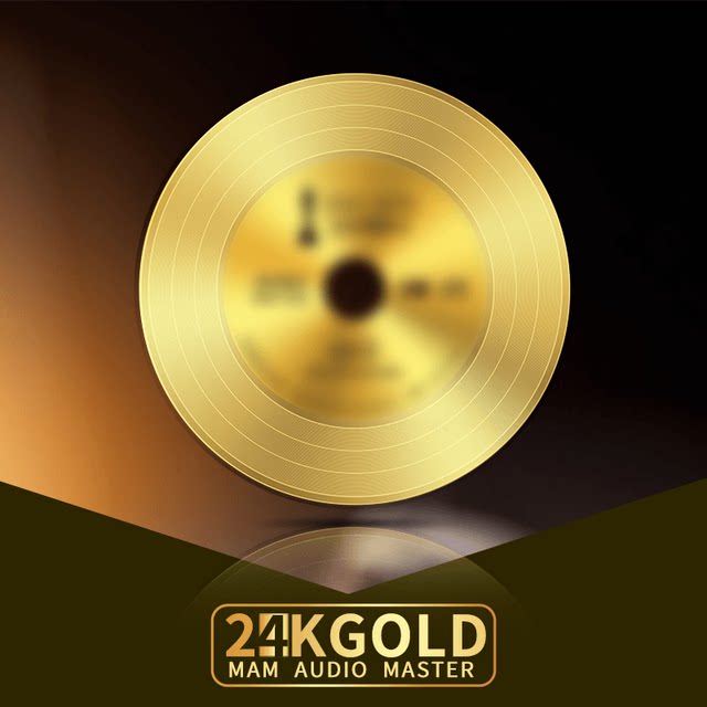 Test vocal subwoofer 24K gold master disc 1:1 direct-engraved CD high ...