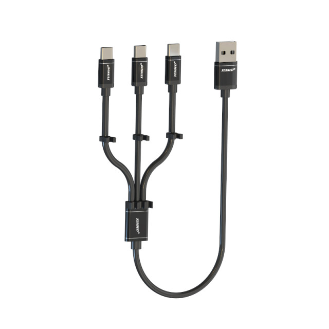 USB One-To-Three, One-To-Two, Micro Type-C Mobile Phone Digital Multi ...