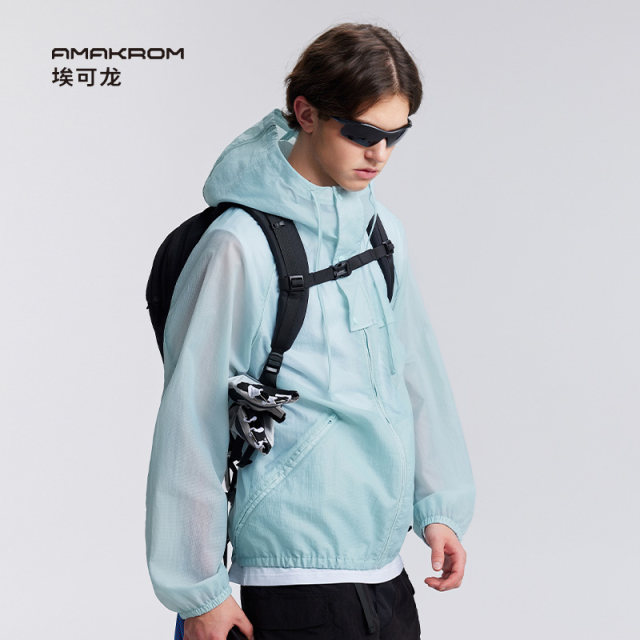 AMAKMROM Ecolon urban outdoor sports and leisure tops light jacket