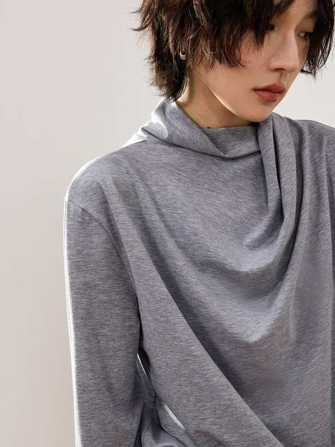 Sameuoo free-range culture hangs your neckline stacked long-sleeved t ...