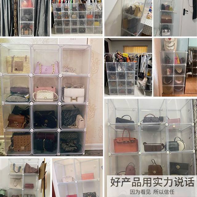 Light luxury bag storage cabinet Household dust -proof storage artifact ...