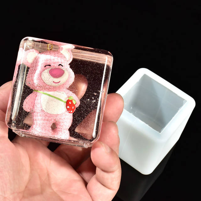 DIY specimen mold pure square plant dried flower DIY crystal drop glue ...