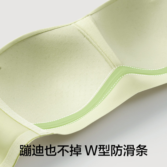 There is a tree strapless bra for women in summer, thin, push-up, non ...