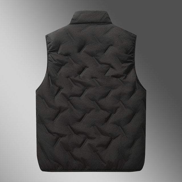 Workwear plus velvet men's vest winter trend fat man plus fat plus size ...