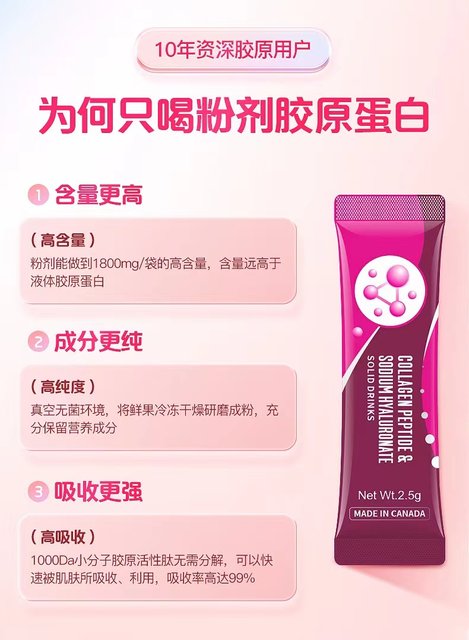 Amachi collagen powder, hyaluronic acid powder imported from Canada ...