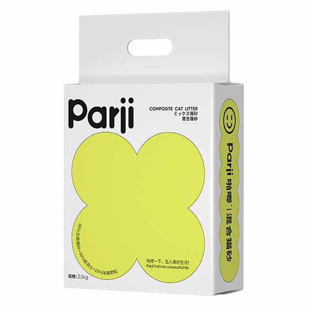 Parji pop mixed cat litter tofu cat sand low dust absorption odor can ...