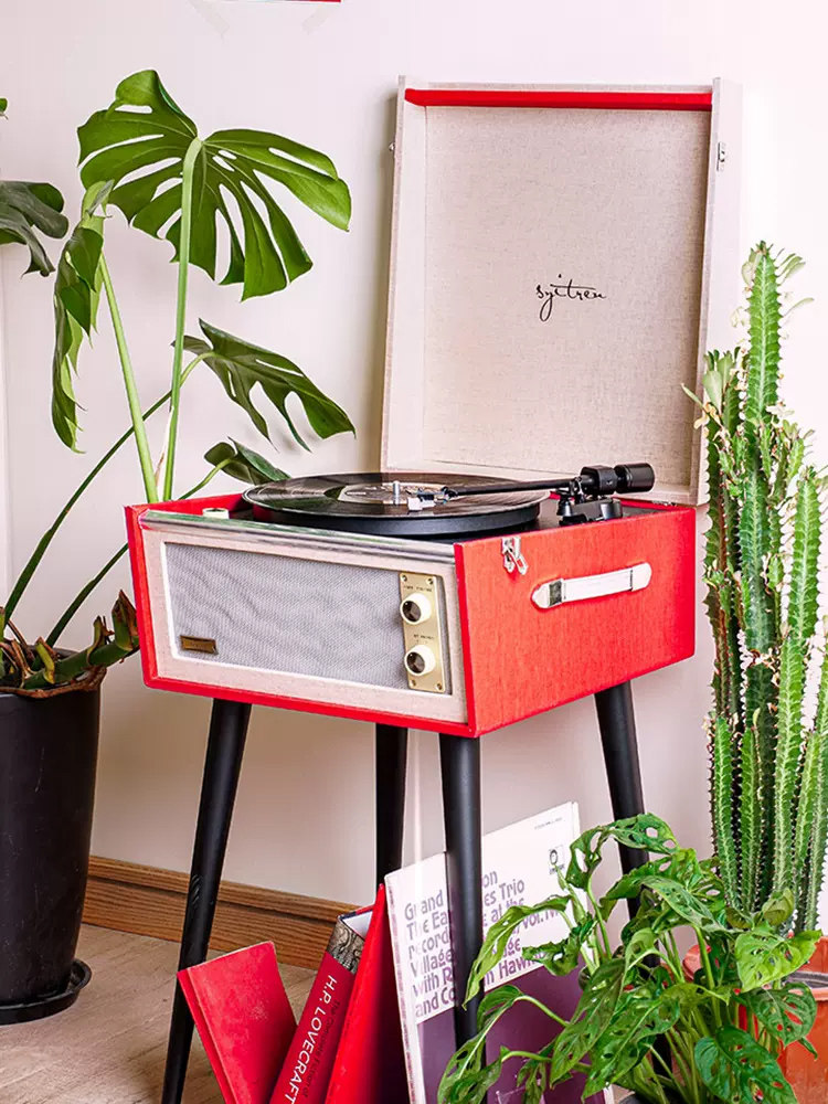 Syitren Steinc gramofon za vinil ploče - podesivi magnetski podni retro ...
