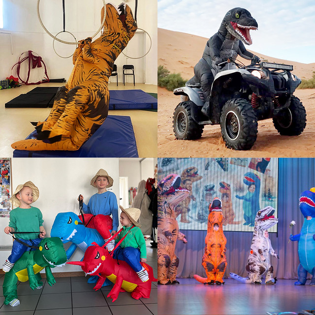 Jurassic Tyrannosaurus Inflatable Suit Children's Dinosaur Clothes ...