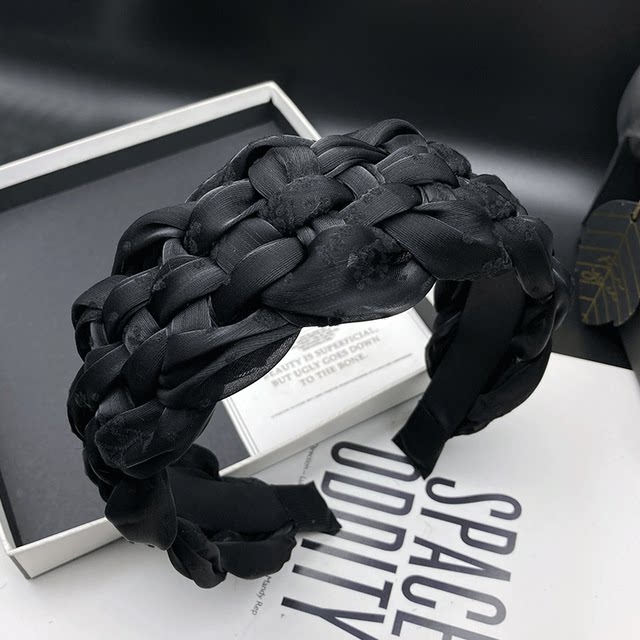 High skull top fashion foreign -style hair hoop Women wearing wide ...