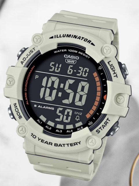 Casio student watch men's simple large dial digital display electronic ...