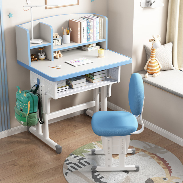 Lift learning table children's desk home writing table and chair set ...