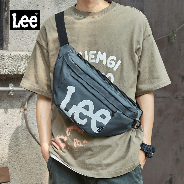 Lee trendy brand shoulder bag, men's chest bag, versatile crossbody bag ...