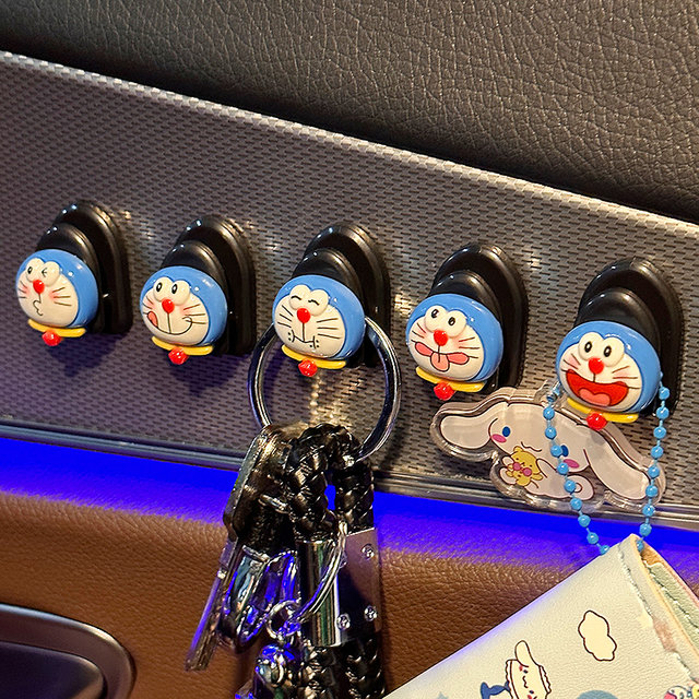 Doraemon Interior Hook Car Hook Co-driver Seat Back Small Sticky Hook ...