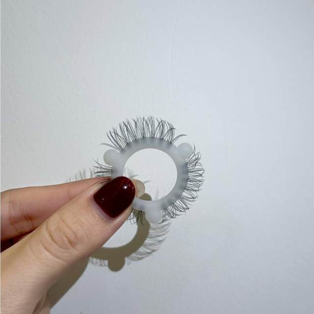 Sheep Eye Horse Hair Men's Ponytail Silicone Ring Natural Luminous ...