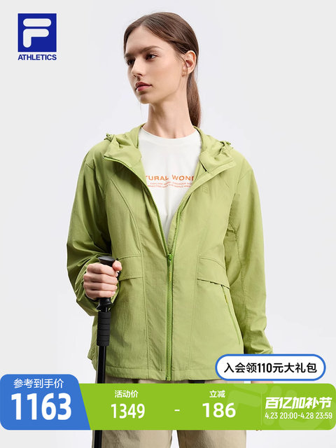 BBC EARTH Joint丨FILA Jacket Women's 2024 Autumn New Outdoor Sports ...
