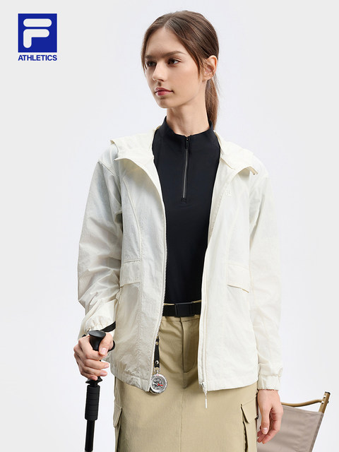 BBC EARTH Joint丨FILA Jacket Women's 2024 Autumn New Outdoor Sports ...