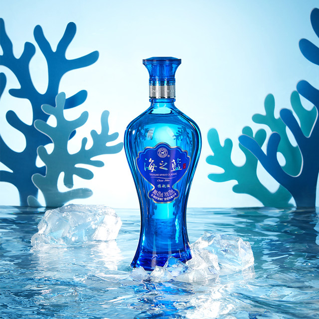 Yanghe Blue Classic Sea Blue 42% 520ml*6 bottles, full box, soft, strong-flavor pure grain liquor