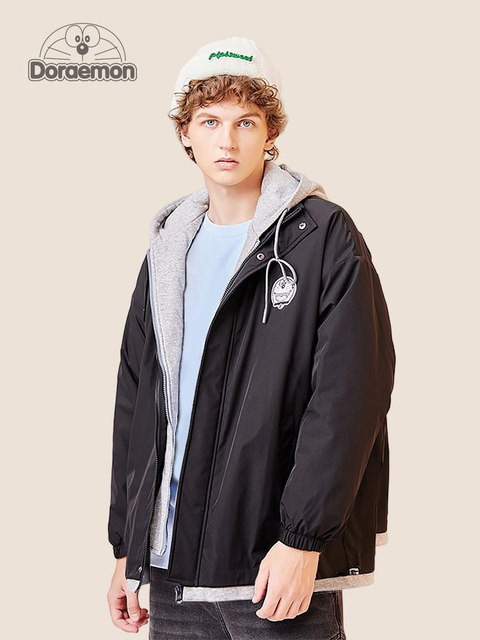 Doraemon/Doraemon fake two -piece coat men and women in spring, autumn ...