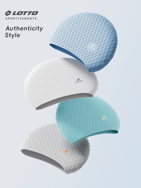 Lotto swimming cap for women, adult, waterproof, non-constricting ...