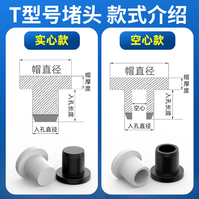 Rubber plug, silicone plug, hole plug artifact, T-type high temperature ...