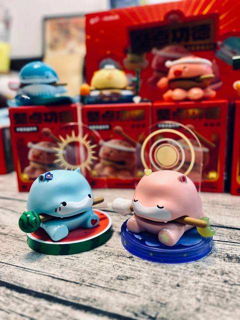 Spot Genuine Whole Point Merit Series Wooden Fish Blind Box Cute ...