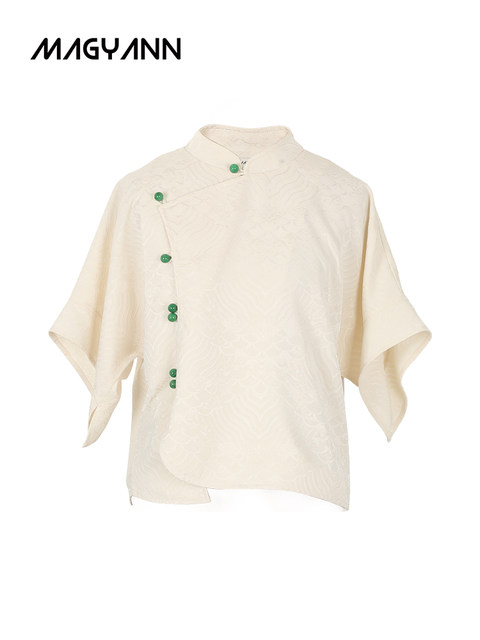 Magyann designer original simple and elegant new Chinese asymmetric ...