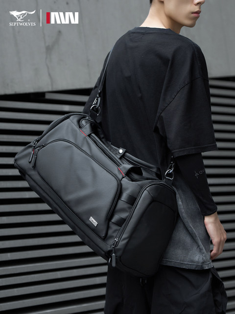 Septwolves men's fitness bag dry and wet separation outdoor backpack ...