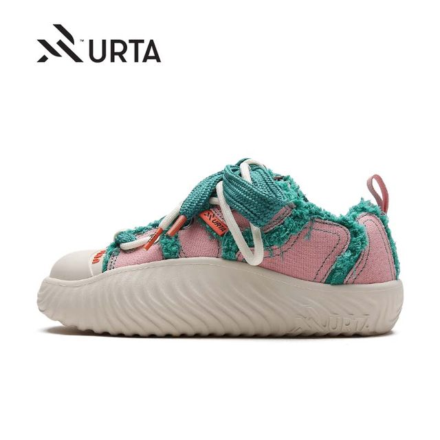 URTA Paramecium series 'burnt green' sol low-top fashion sneakers and ...