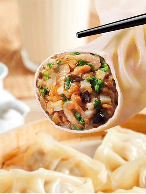 Missing steamed and fried dumplings, three fresh pork, corn and ...