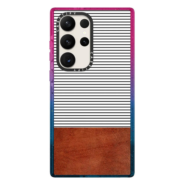 CASETiFY red leather stripe suitable for Samsung Galaxy S23/S24Ultra ...