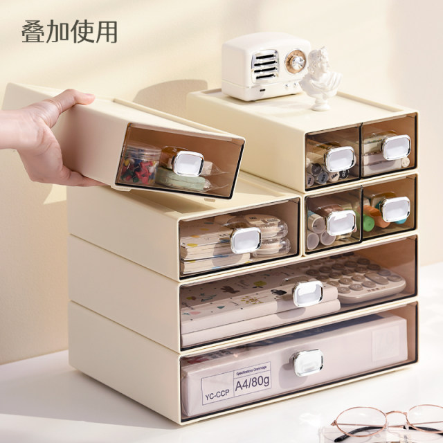 Desktop storage box drawer-type sundry storage rack office dormitory ...