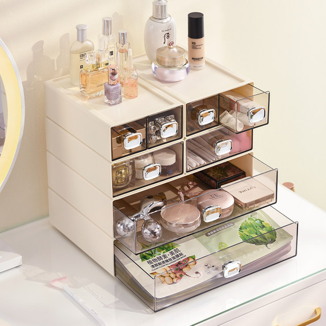 Desktop storage box drawer-type sundry storage rack office dormitory ...