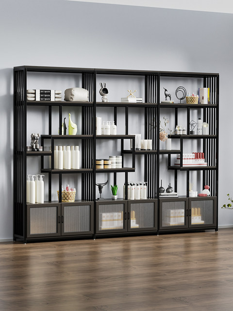 Shelf product display rack light luxury multi-layer storage rack sample ...