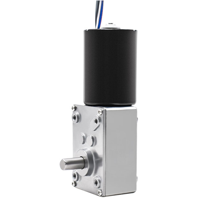 5840-3650 DC brushless reduction motor low speed high torque worm gear speed regulating micro ...