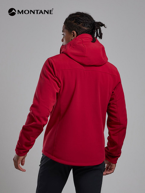 WINDJAMMER XPD soft shell jacket for men MONTANE outdoor hooded jacket ...