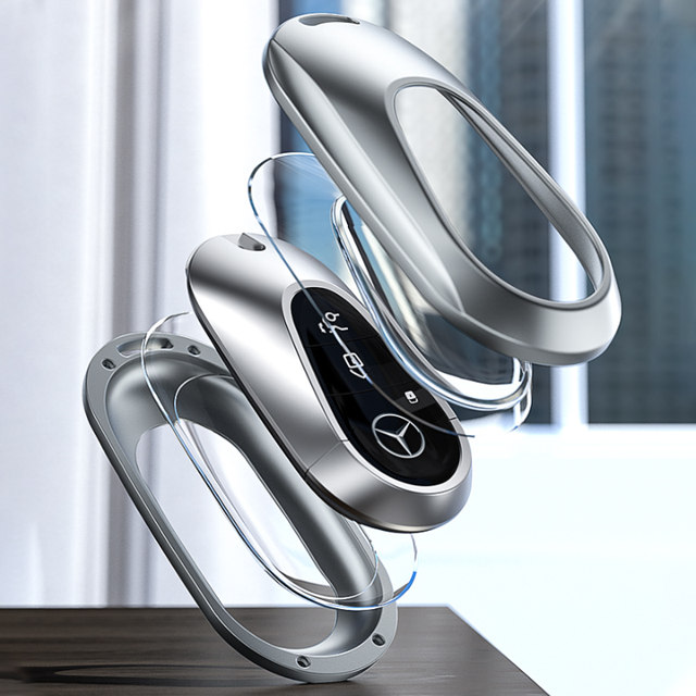 2024 Mercedes-Benz e300l key cover men's high-end 24 new e-class high-end e260 new key chain car ...