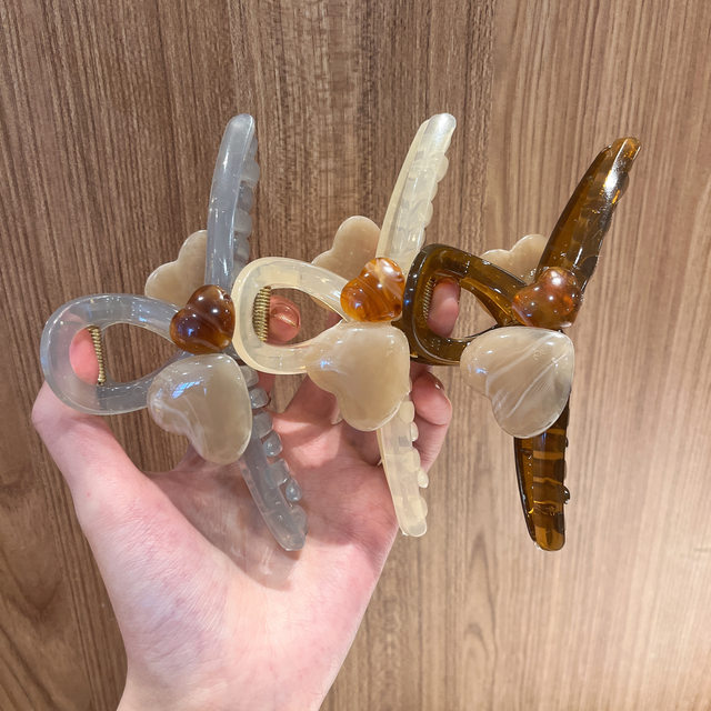 Love Clip Women's 2024 New Hair Clip Acrylic Clip Headwear Hair Clip ...