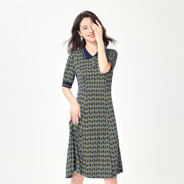 Spring Bamboo Summer Summer Silk POLO POLO Telled Short -sleeved Air ...