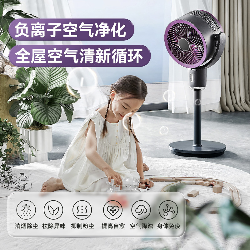 Ventilátor Airmate Emmet s ovládáním hlasem, negativními ionty, 8 rychlostmi