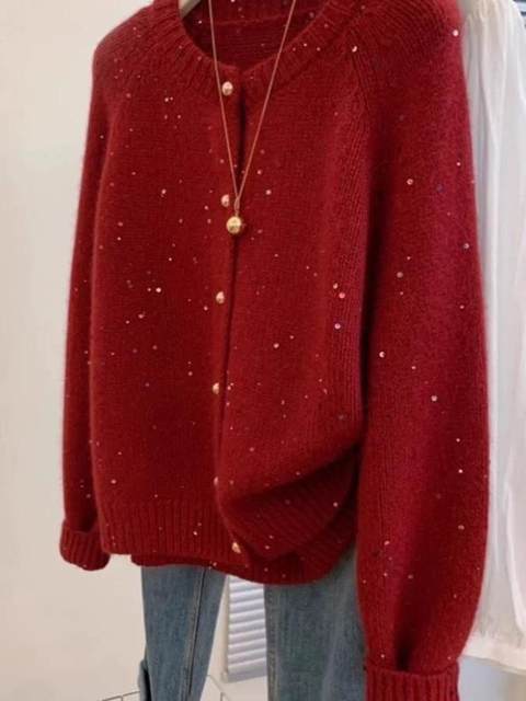 Link 2 Collection Link Sweater Cardigan Knitted Sweater Women