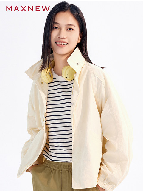 Marne MAXNEW women's jacket hooded windbreaker sports top versatile ...